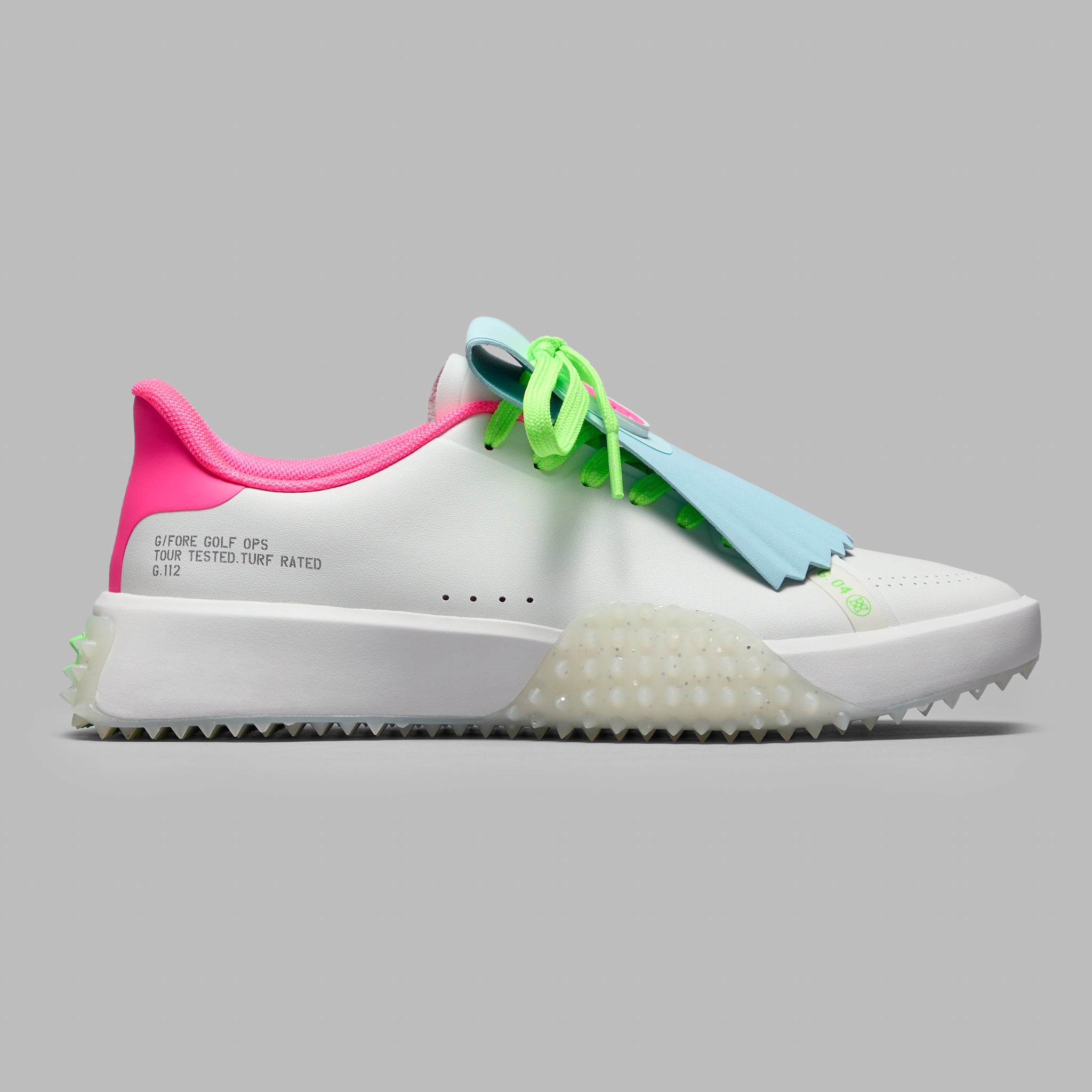 WOMEN'S G.112 KILTIE GOLF SHOE SNOW/MULTI